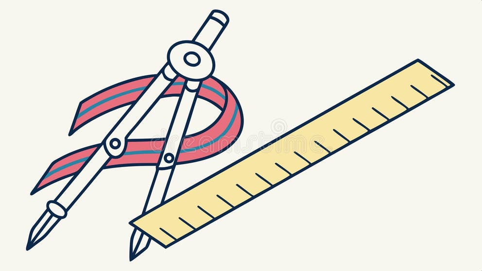 Compass Drawing Ruler Stock Illustrations – 5,909 Compass Drawing Ruler ...