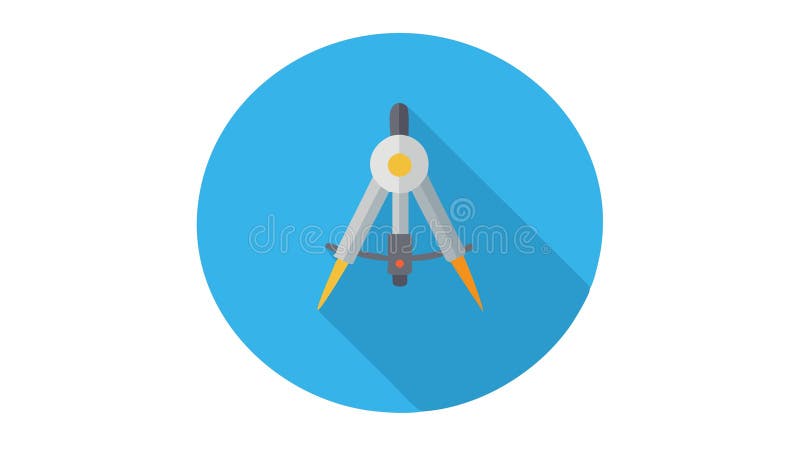 Drawing Compass Tool Geometry Draft Design, Vector Design Generative AI ...