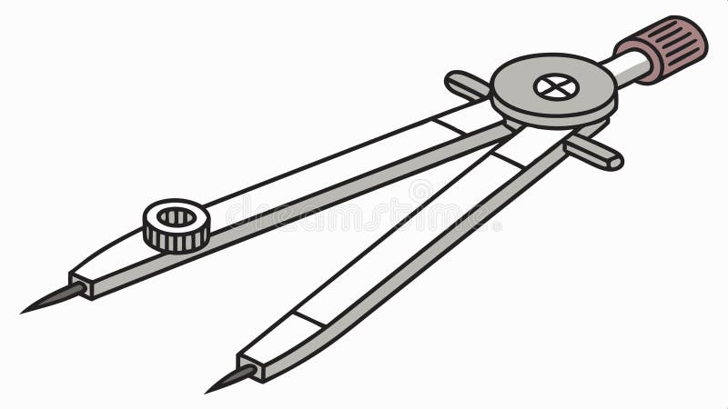 Drawing Compasses Drafting and Geometry Tools for Education Vector ...