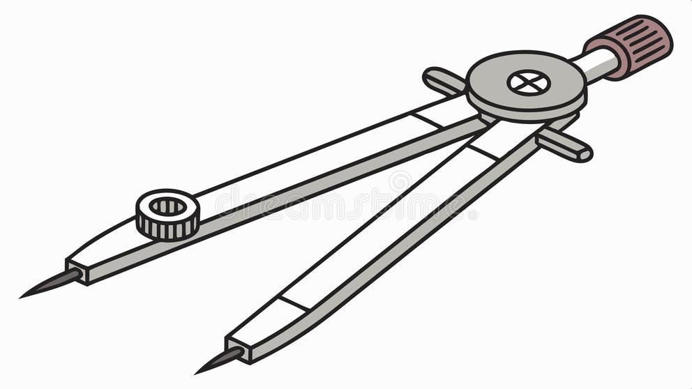 Drawing Compasses Drafting and Geometry Tools for Education Vector ...