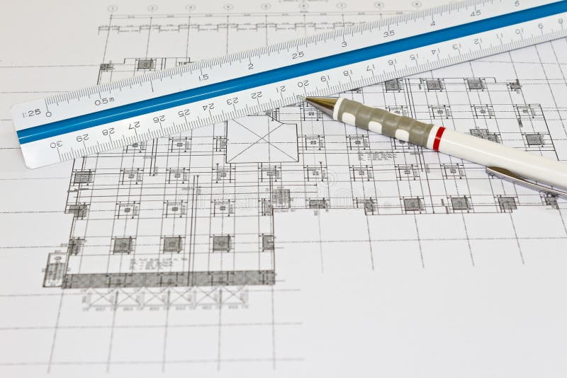 Drawing construction stock photo. Image of explaining - 34721288