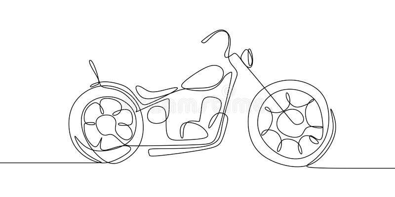 Drawing a Continuous Line of Chopper Motorized Transportation Design ...