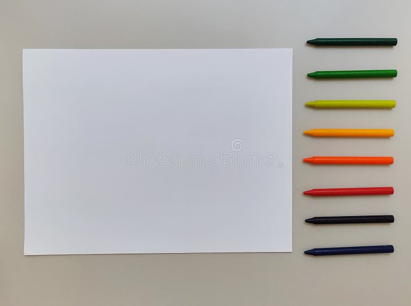 Drawing with crayons stock photo. Image of drawing, write - 220878640