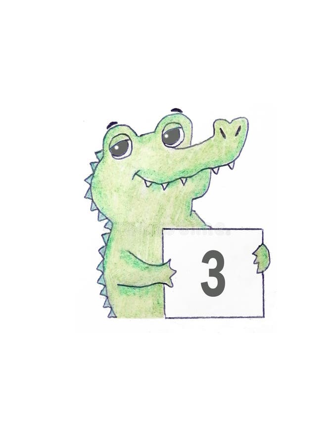 Crocodile Number Stock Illustrations – 341 Crocodile Number Stock ...