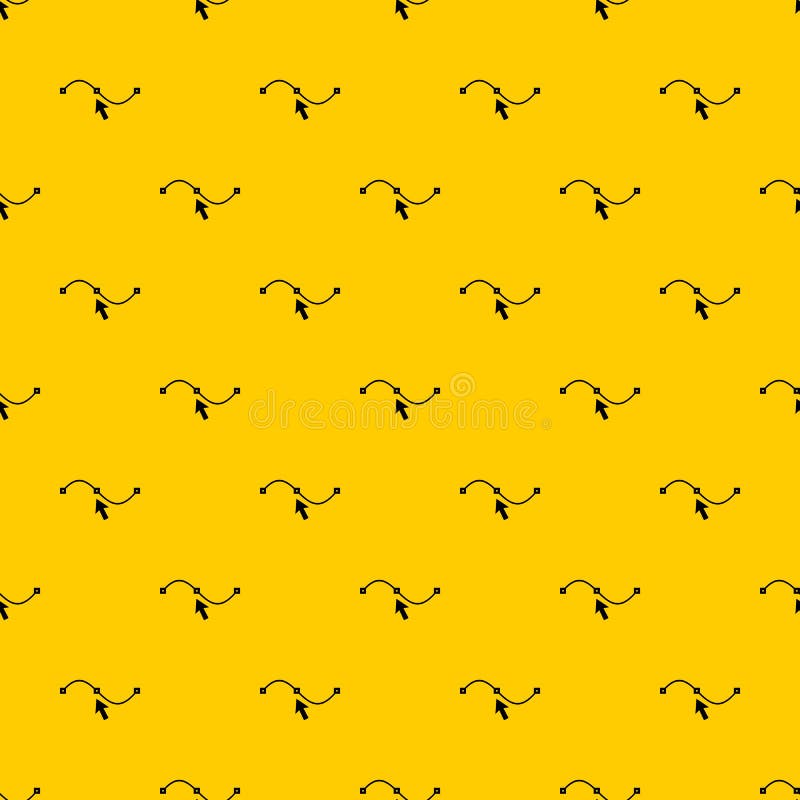 Drawing the Curve Pattern Vector Stock Vector - Illustration of device ...