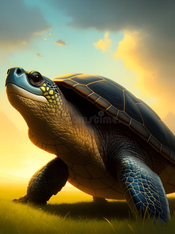 Big turtle stock illustration. Illustration of turtle - 272457518