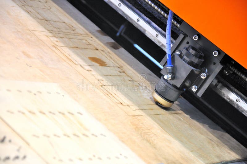 Drawing and Cutting Head of Mechanical Equipment Stock Image - Image of ...