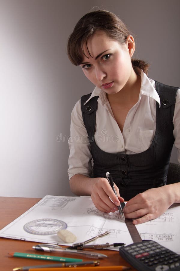 Drawing draft stock image. Image of finance, building - 17371349