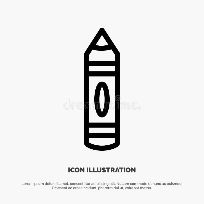 Drawing, Education, Pencil, Sketch Line Icon Vector Stock Vector ...
