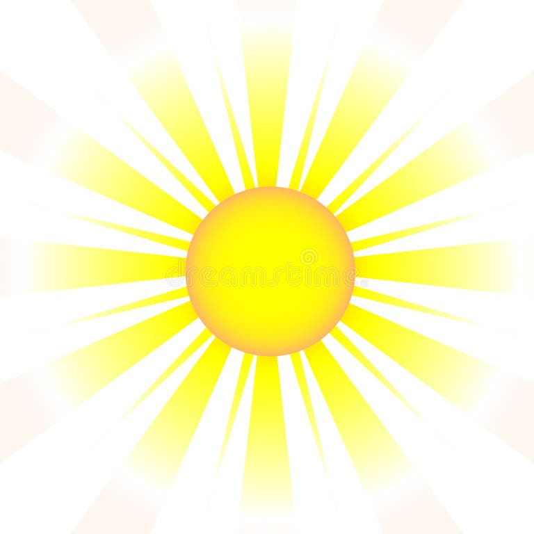 A Drawing Element of Sun (vector) Stock Vector - Illustration of ...