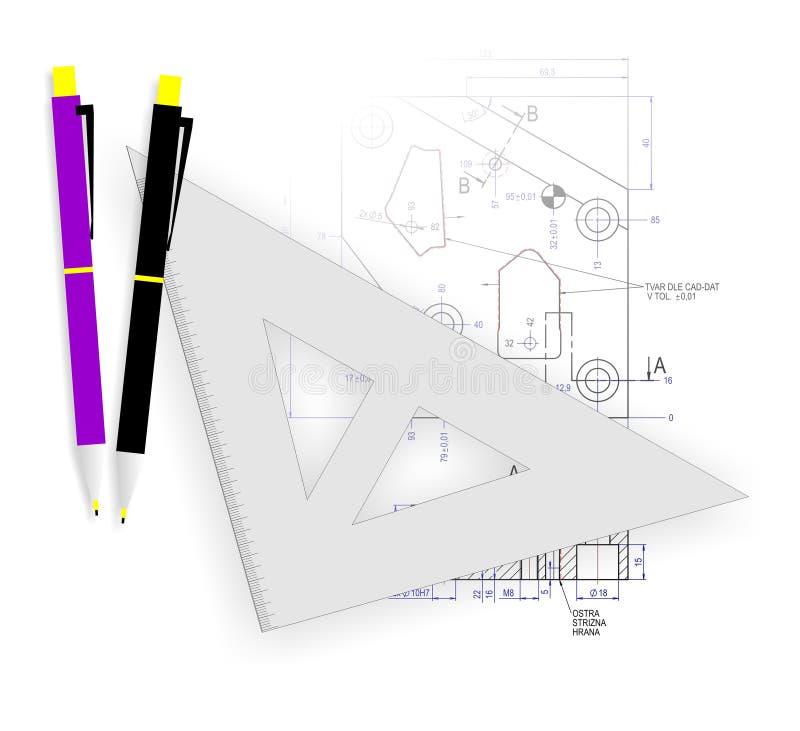 Drawing equipment stock illustration. Illustration of colorful - 10820318