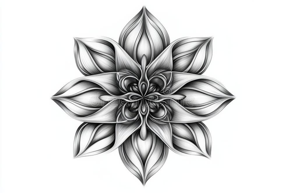 The Drawing Features Abstract Geometric Designs with Line Elements ...