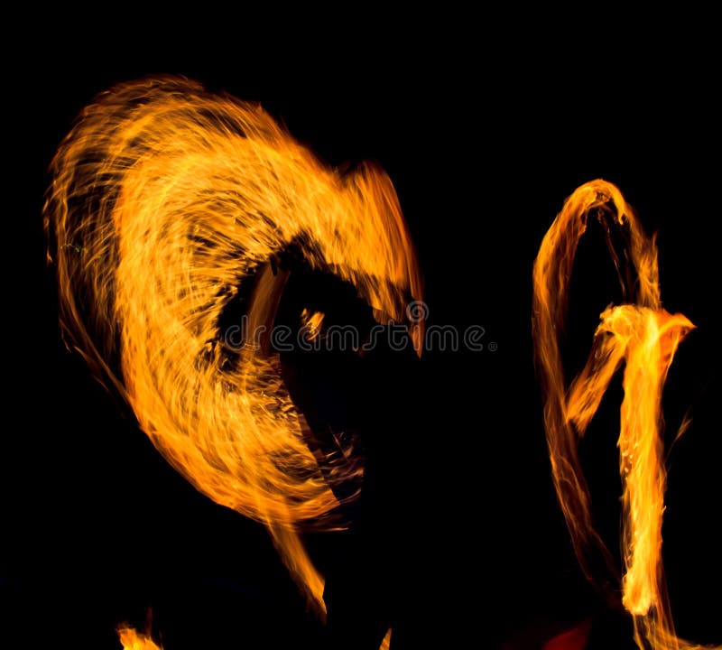 Drawing fire at night stock photo. Image of culture, life - 70651528