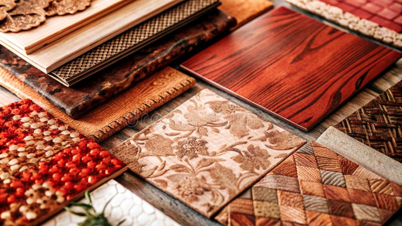 A Tapestry of Textures: a Detailed Exploration of Surface Variations Digital Creation Stock ...