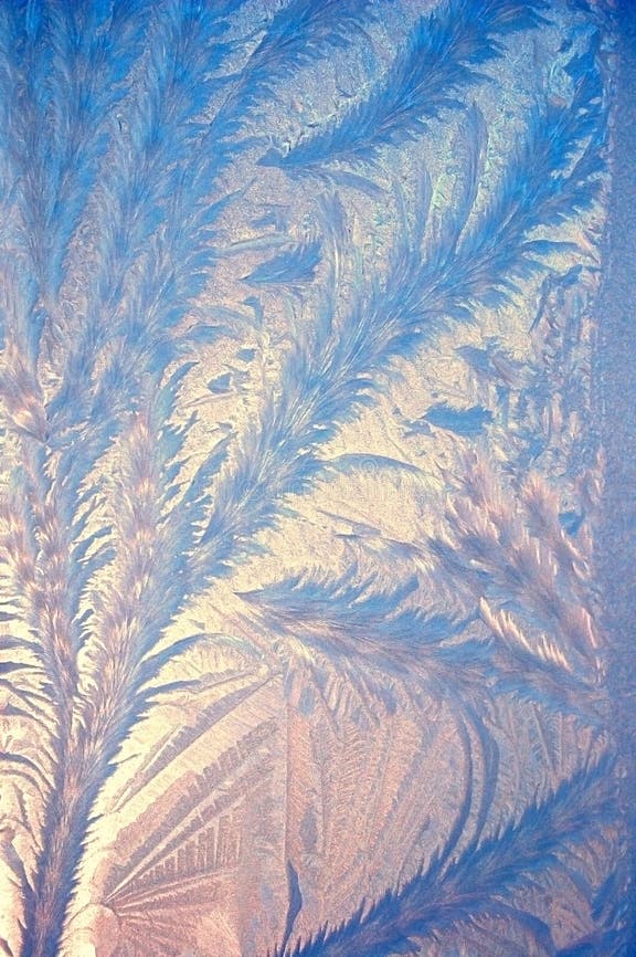 Drawing of the Frost on Glass Stock Image - Image of frost, winter: 4985963