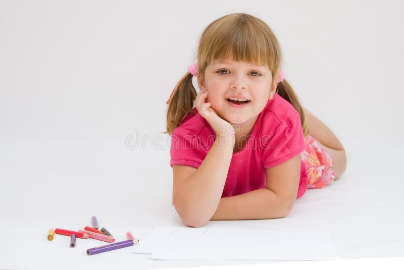 Drawing is fun stock image. Image of create, child, draw - 11030927