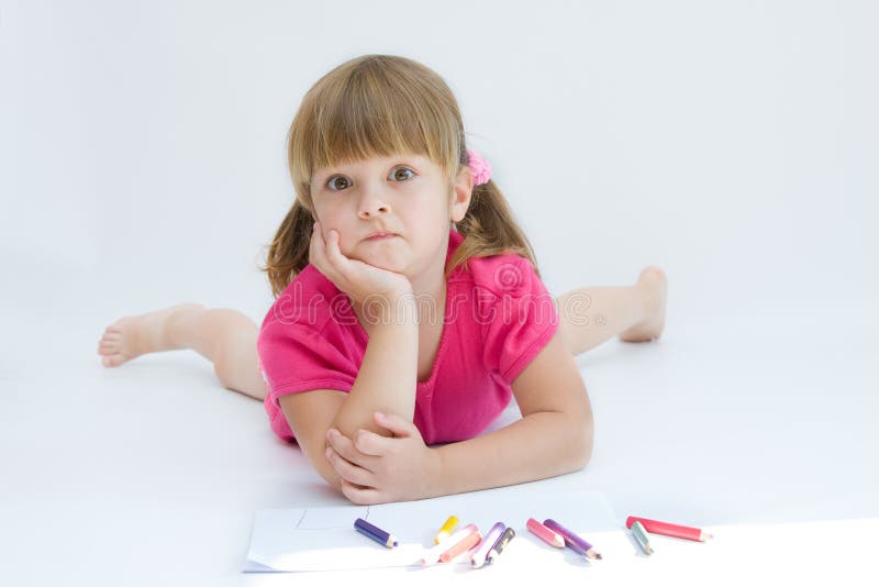 Drawing is fun stock image. Image of expression, beautiful - 11030957