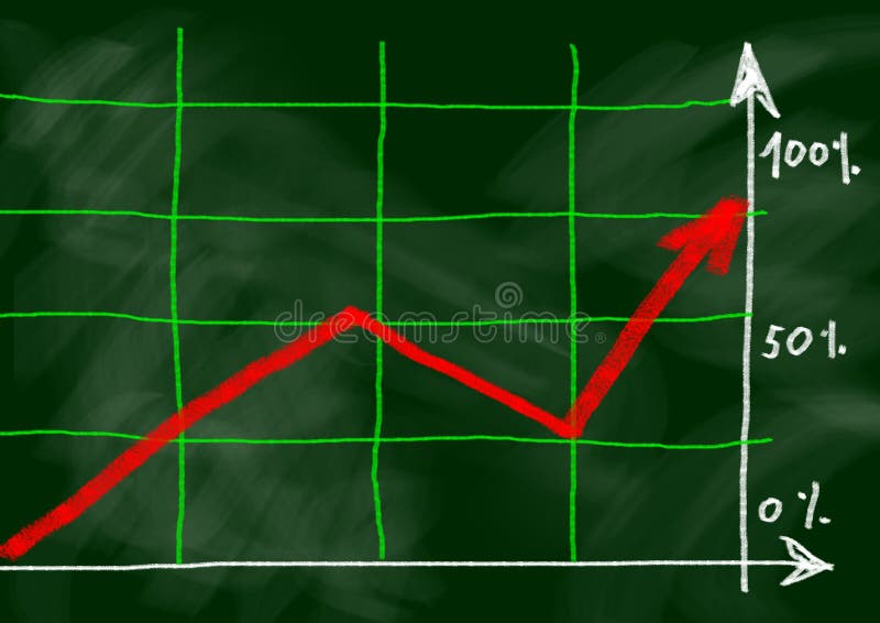 Drawing of graph stock vector. Illustration of information - 21609365