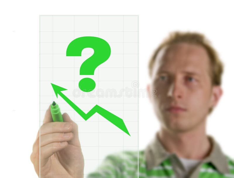 Drawing a graph stock image. Image of question, finance - 2925327