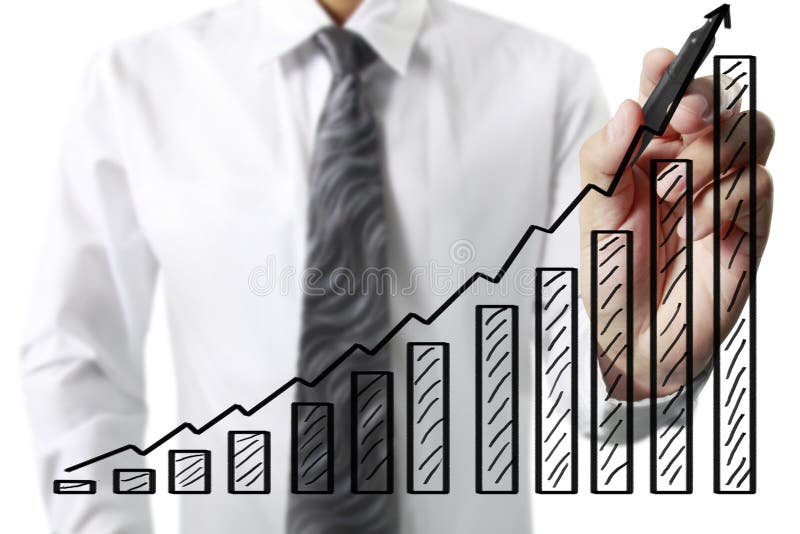 Drawing Graphics Growing Graph Stock Illustration - Illustration of ...