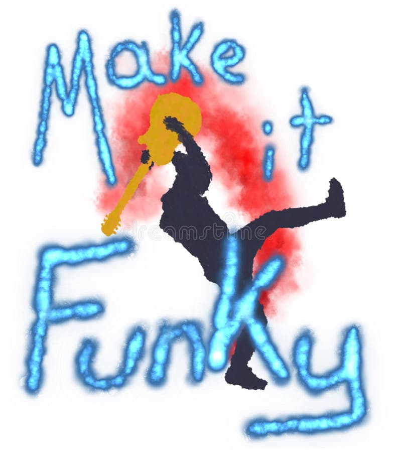 Make it funky stock image. Illustration of retro, play - 263193501