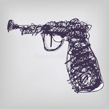 Gun Technical Drawing Stock Illustrations – 180 Gun Technical Drawing ...