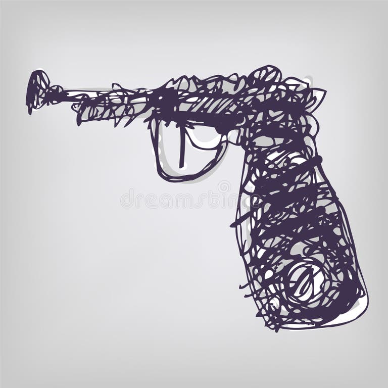 Gun Technical Drawing Stock Illustrations – 180 Gun Technical Drawing ...