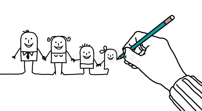 Drawing hand stock vector. Illustration of drawing, human - 13375073