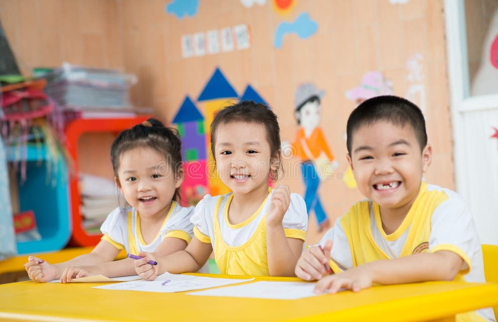 Drawing and having fun! stock photo. Image of classroom - 28928702
