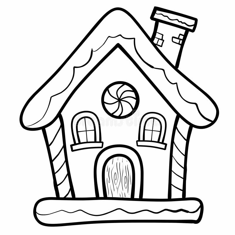 Drawing of a House, Drawing of a House Stock Illustration ...