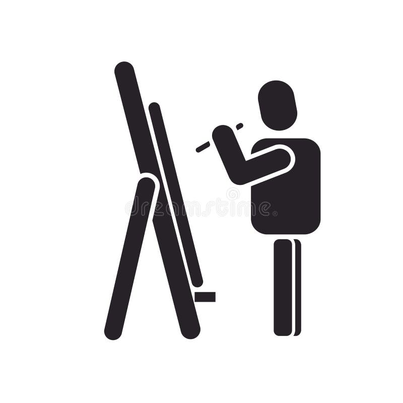 Drawing Icon Vector Sign and Symbol Isolated on White Background Stock ...