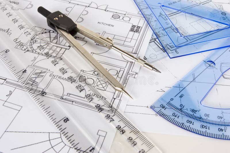 Drawing Instruments stock image. Image of format, instrument - 7277081