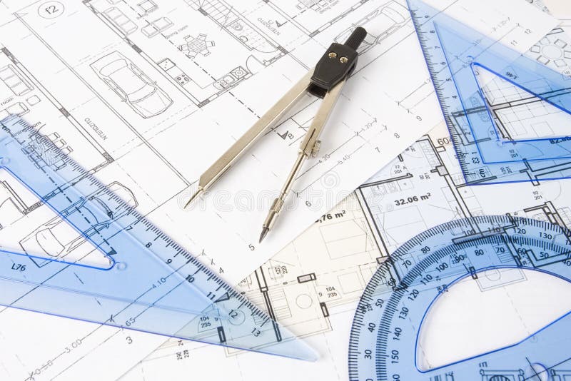 Drawing Instruments stock image. Image of technical, detail - 7277153