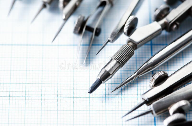 Drawing Instruments Set stock image. Image of correctness - 184432217