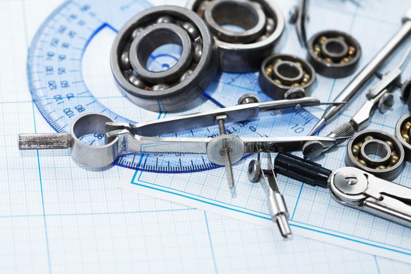 Drawing Instruments Set stock image. Image of measuring - 182156629