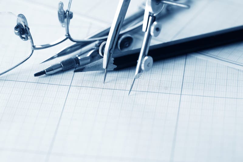 Drawing Instruments Set stock photo. Image of education - 293948476