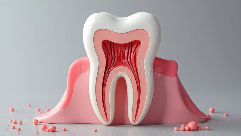 Drawing of the Internal Structure of a Tooth. Stock Photo - Image of ... Drawing of the Internal Structure of a Tooth. Stock Photo - Image of ...