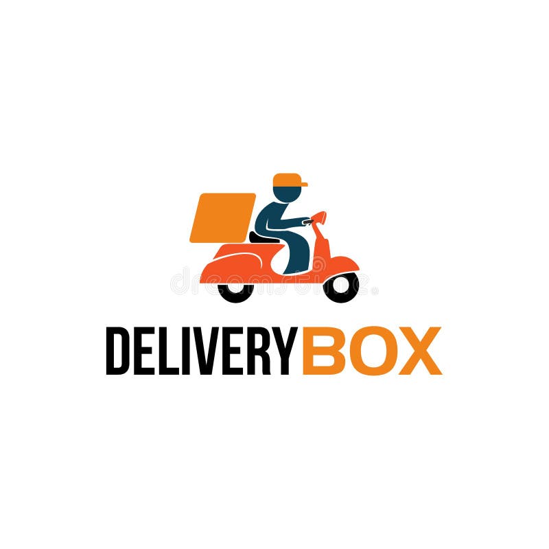 Delivery logo stock vector. Illustration of logo, blue - 83407381