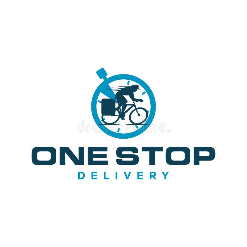 Delivery logo stock vector. Illustration of touch, blue - 83407379