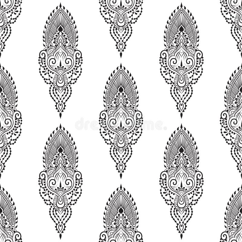 Drawing of Lace Elegant Vintage Pattern Stock Vector - Illustration of ...