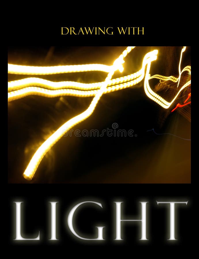 Drawing with light stock illustration. Illustration of streaked - 5241892