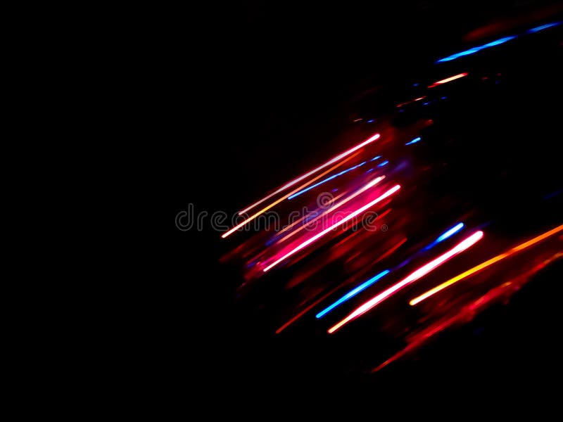 Drawing with Light with a Long Shutter Speed Stock Image - Image of ...