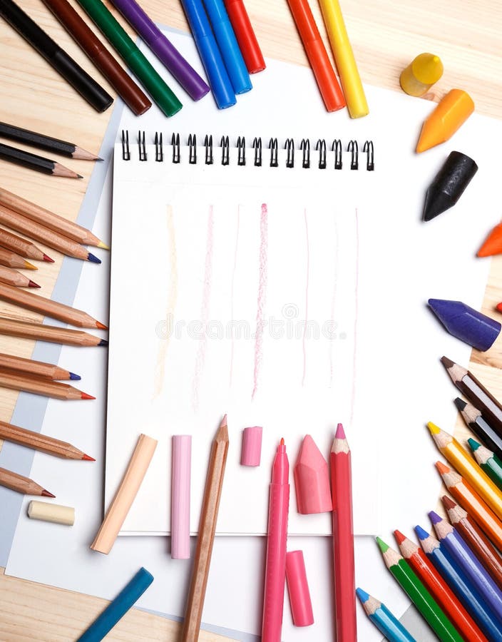 Drawing materials stock image. Image of drawing, lines - 52065267
