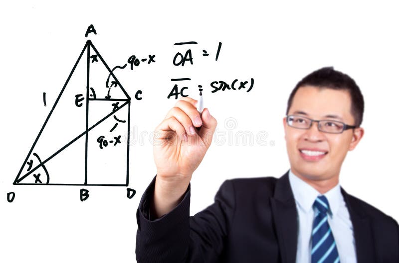 Drawing Mathematics graph stock photo. Image of glasses - 15442904