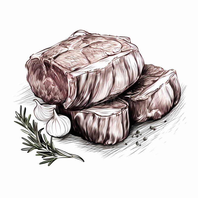 Slab Meat Stock Illustrations – 363 Slab Meat Stock Illustrations ...