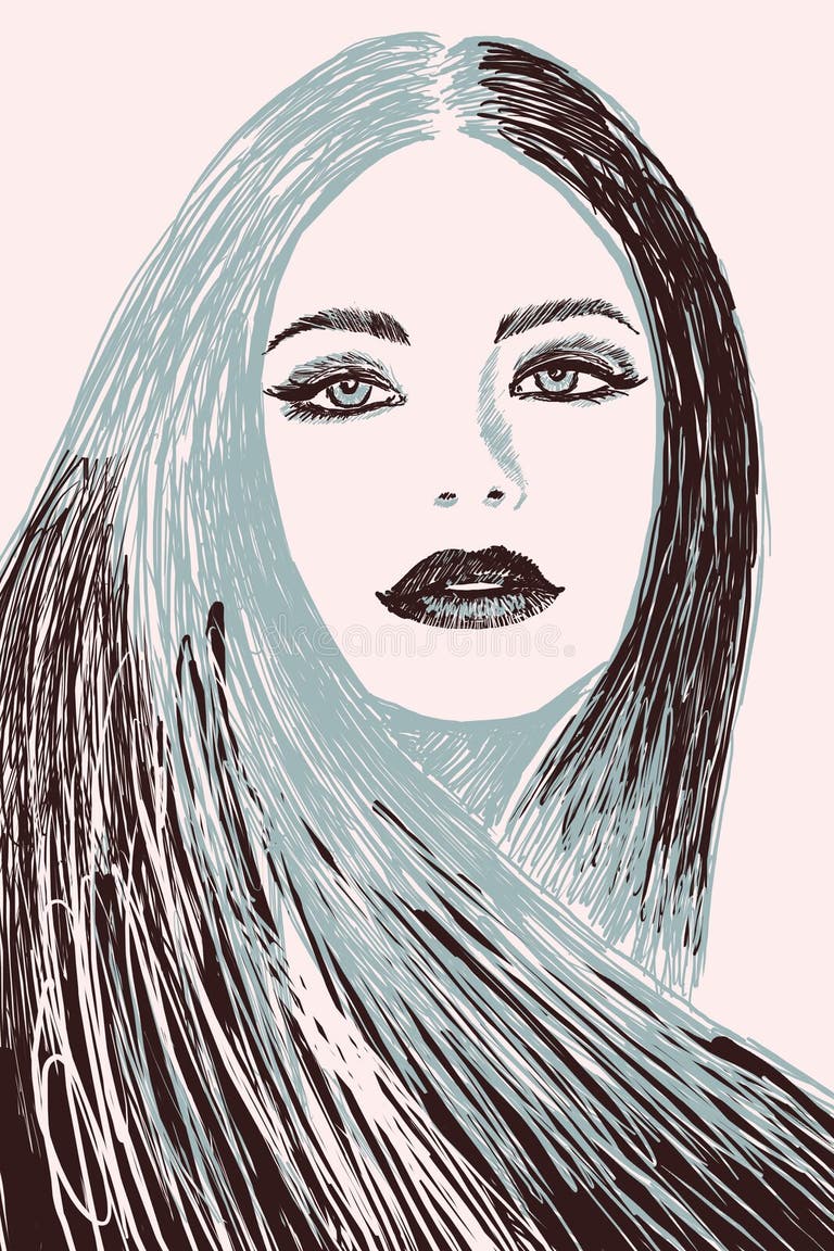 Drawing Fashion Model Stock Illustrations – 94,563 Drawing Fashion ...