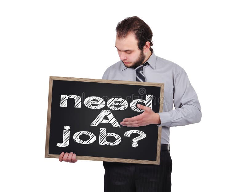 Drawing need a job stock image. Image of idea, business - 36529047