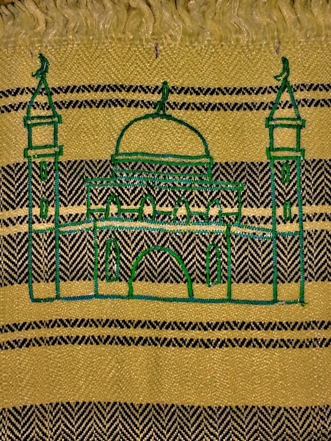 Drawing on prayer rug stock image. Image of carpet, religion - 124023585