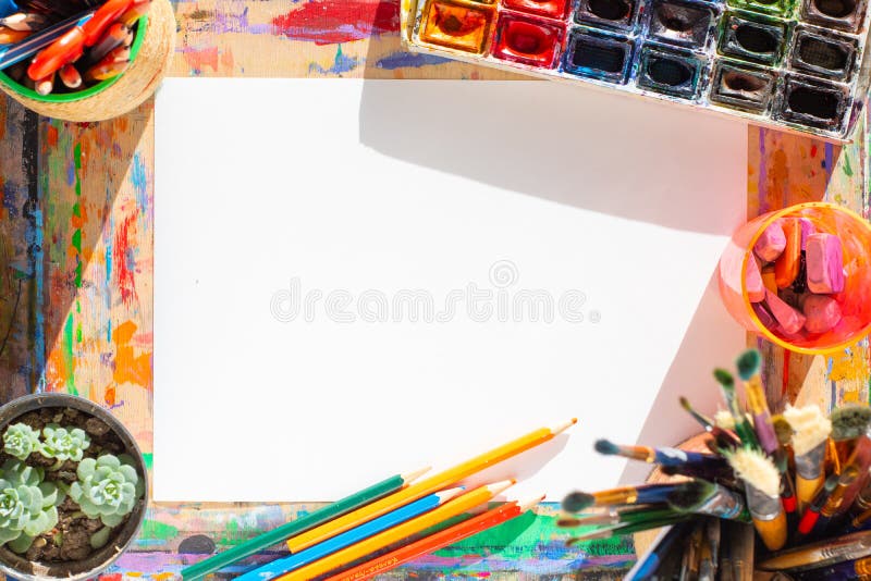 Drawing Objects Background. Stock Image - Image of tutorial, white ...