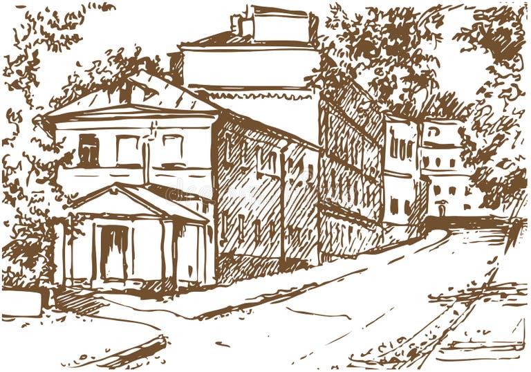 Drawing Historic House Stock Illustrations – 9,327 Drawing Historic ...